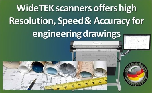 Wide Format Scanner for Engineering Blueprints